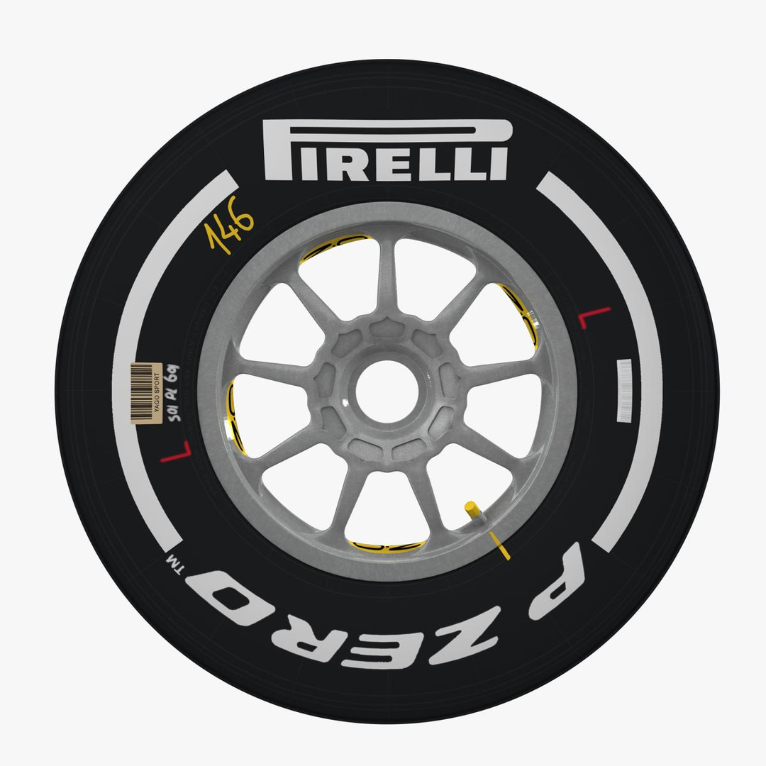 Pirelli Tyre 3d Model
