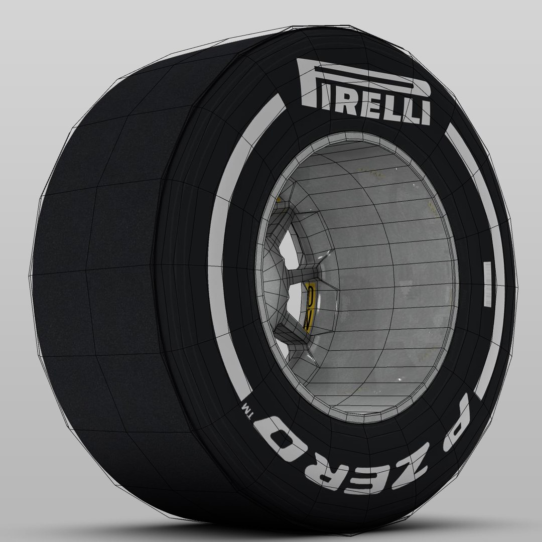 Pirelli Tyre 3d Model