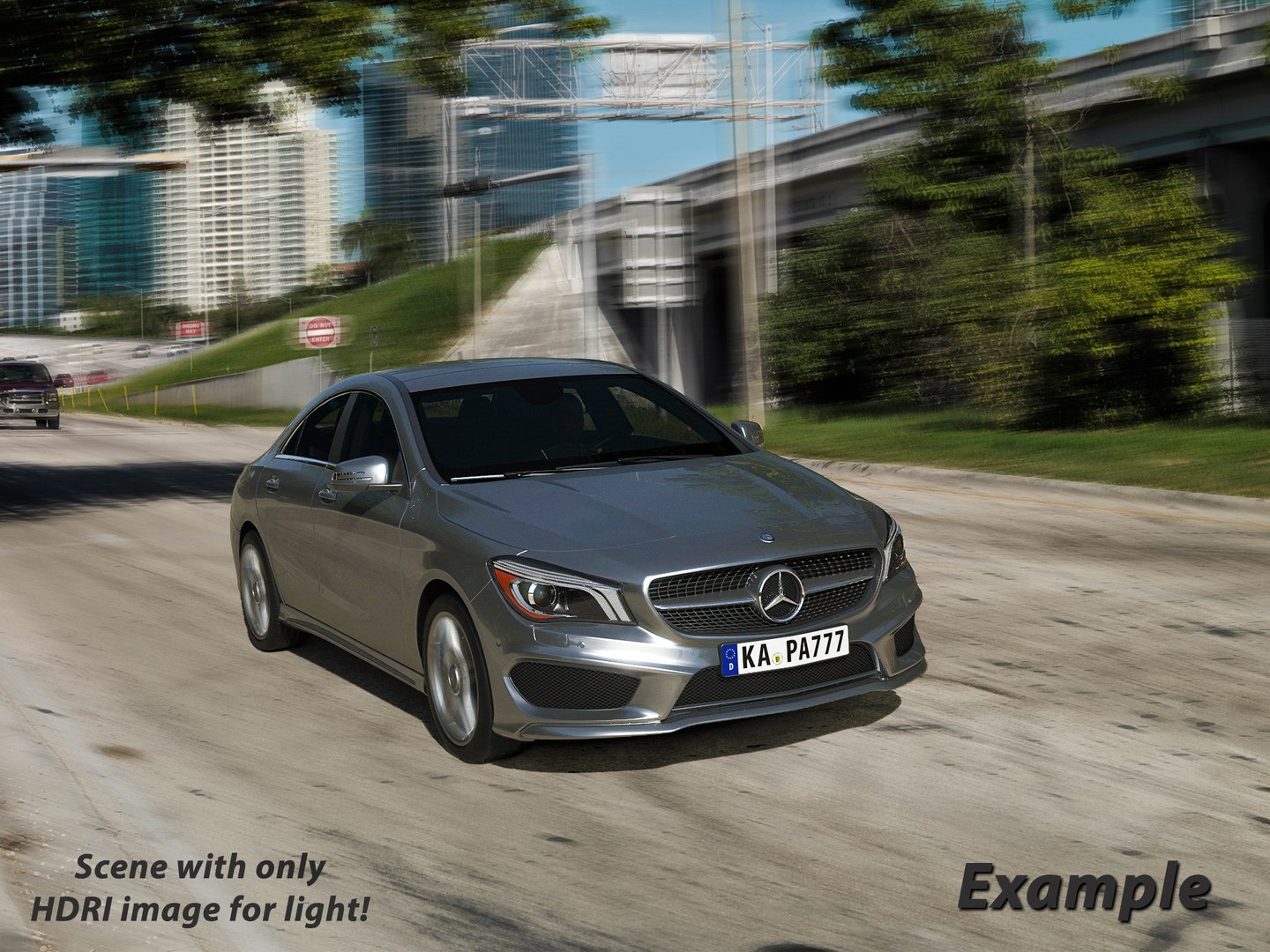 3d Model 2015 Mercedes Benz Cla