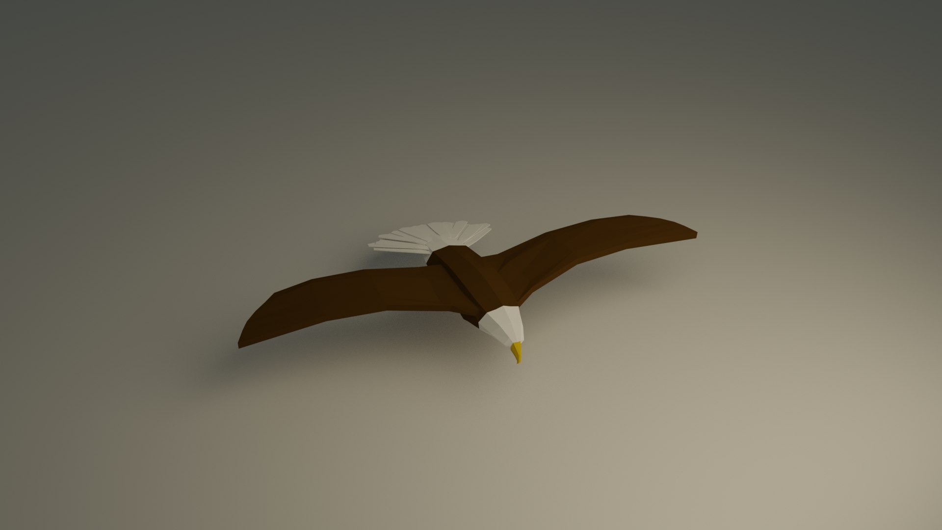 Low Poly Eagle Model - TurboSquid 1990270