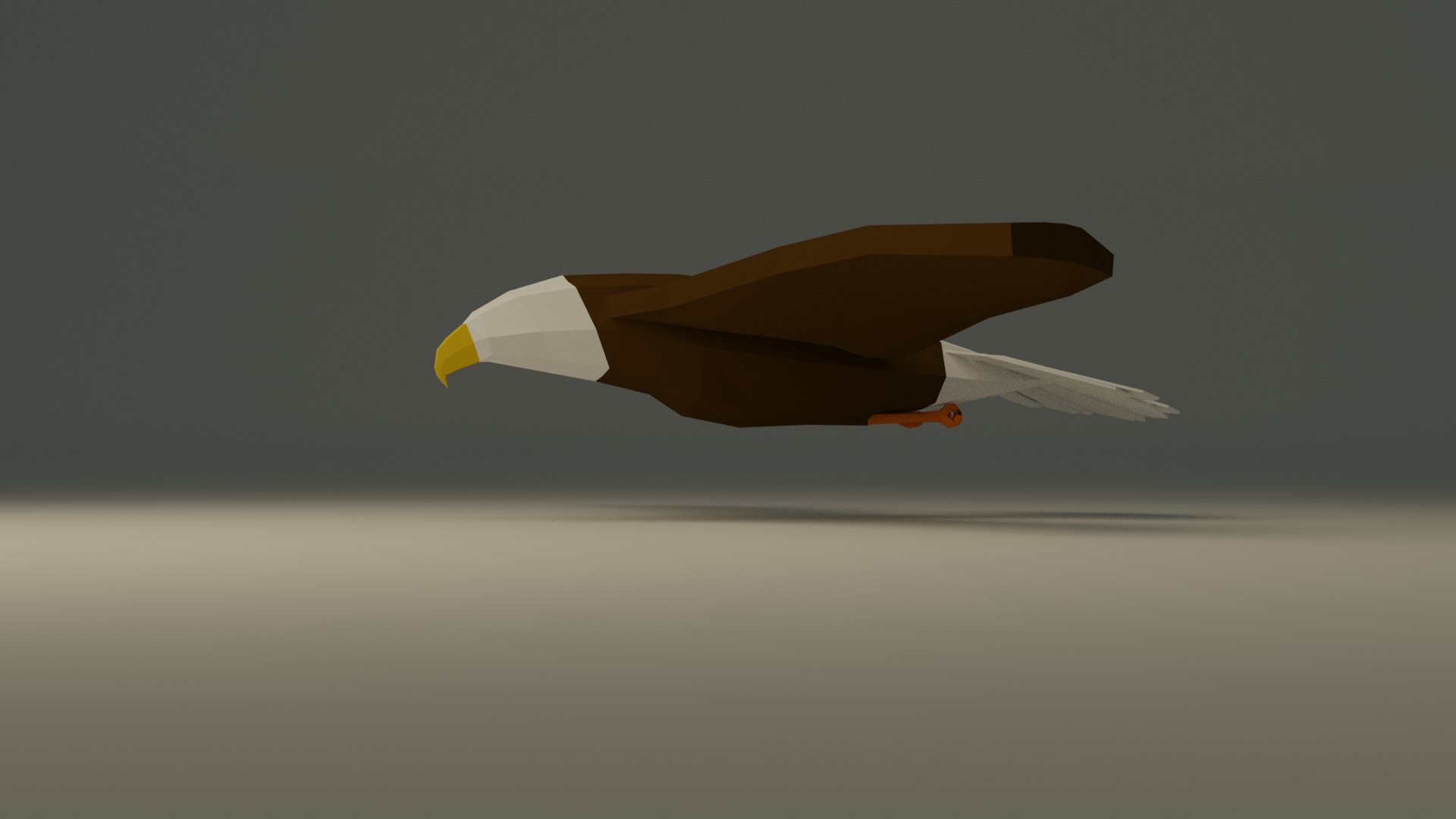 Low Poly Eagle Model - TurboSquid 1990270