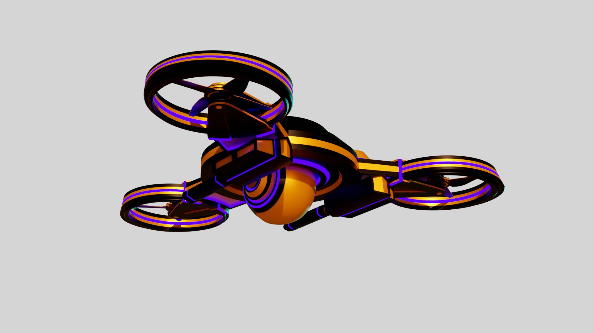 3D Tri Copter - TurboSquid 2304942