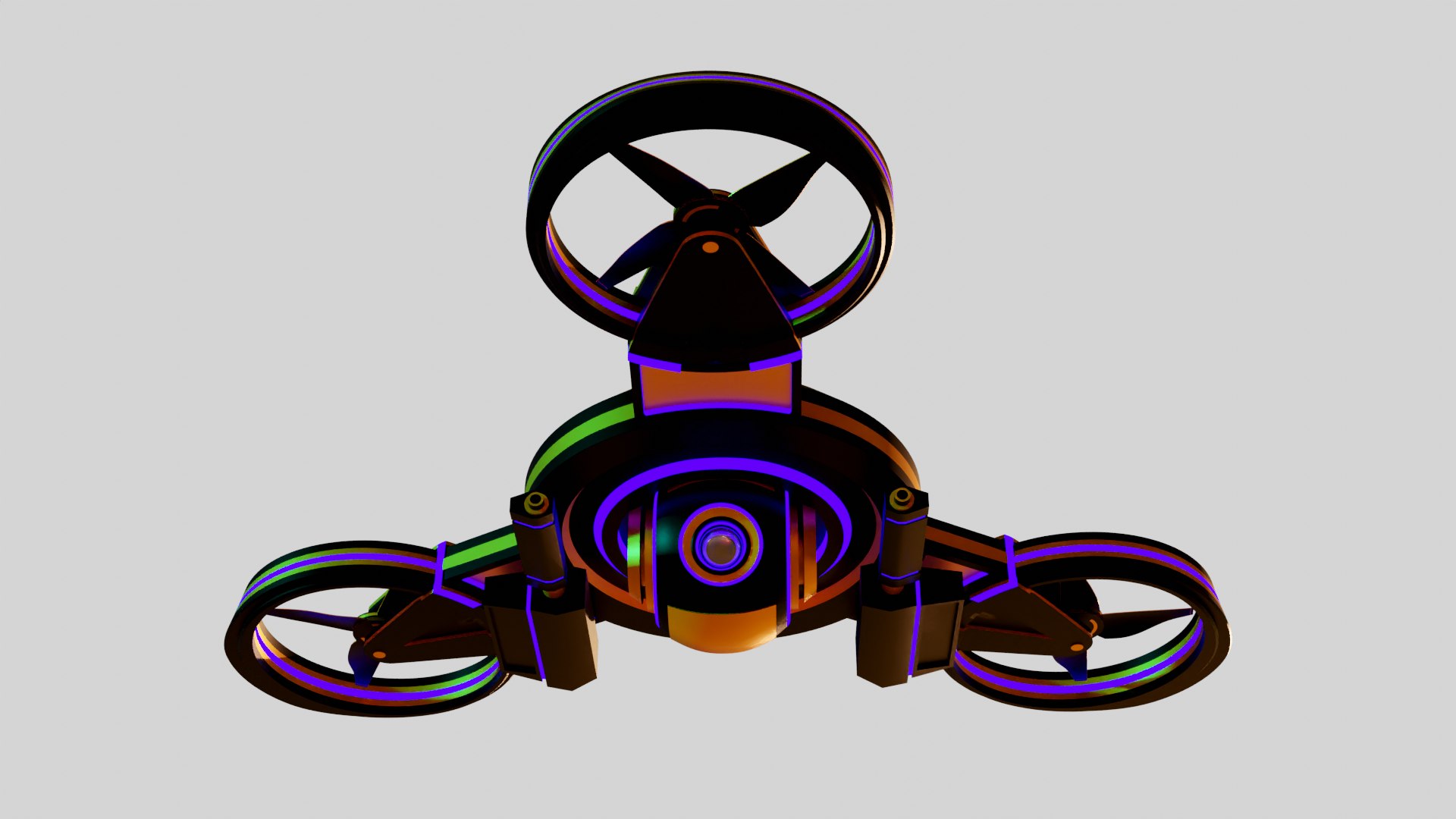 3D Tri Copter - TurboSquid 2304942