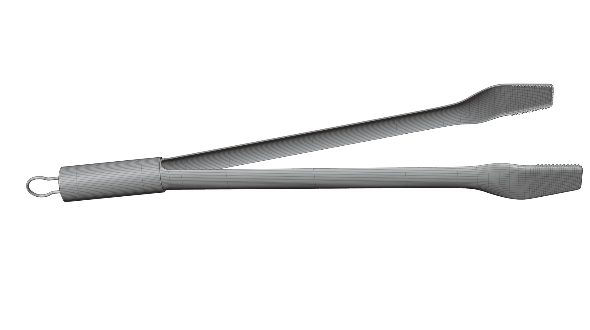 3D Barbecue Tongs Model - TurboSquid 1992623