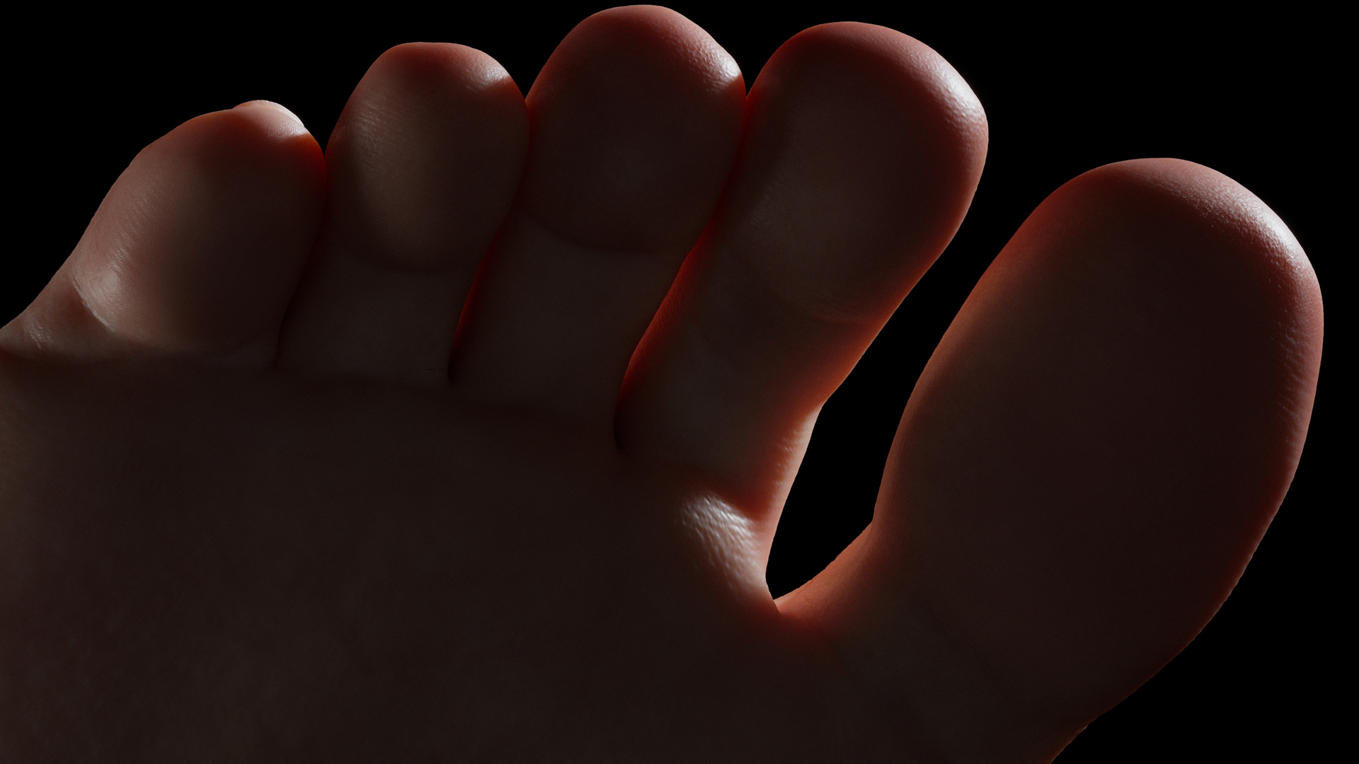 Foot realistic 3D model - TurboSquid 1693733