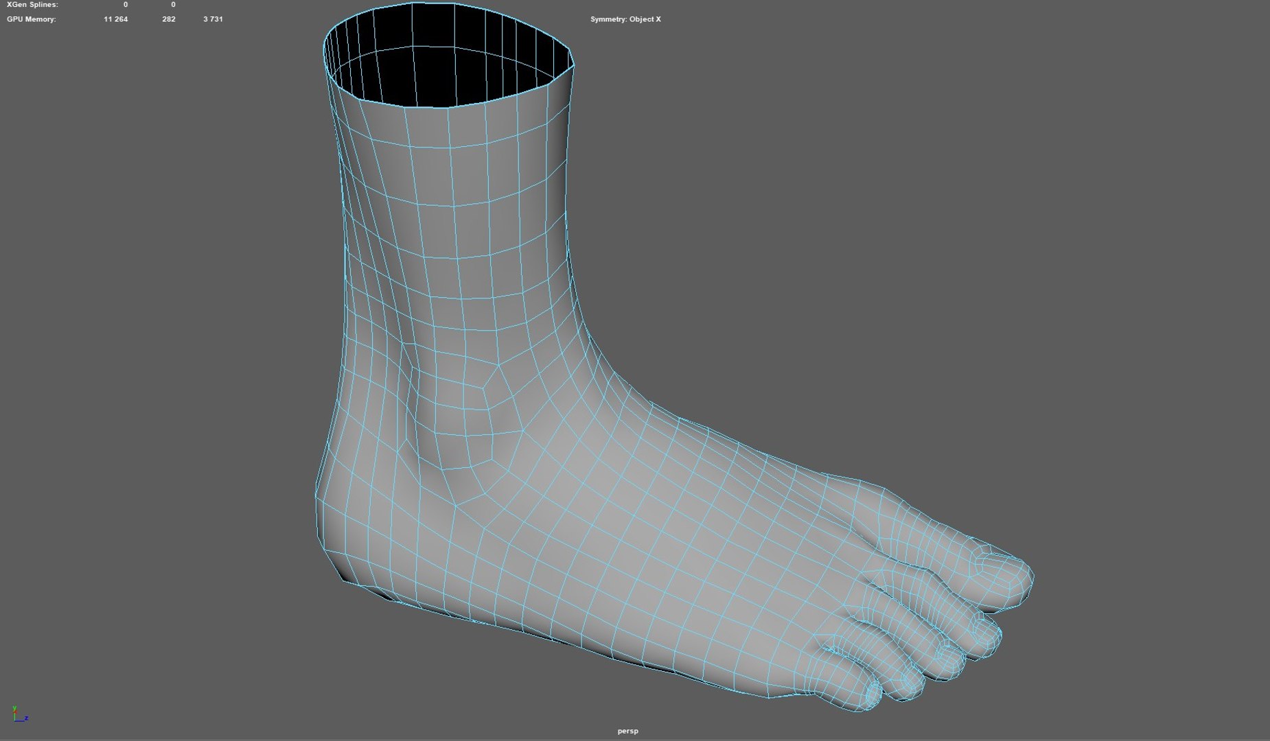 Foot realistic 3D model - TurboSquid 1693733