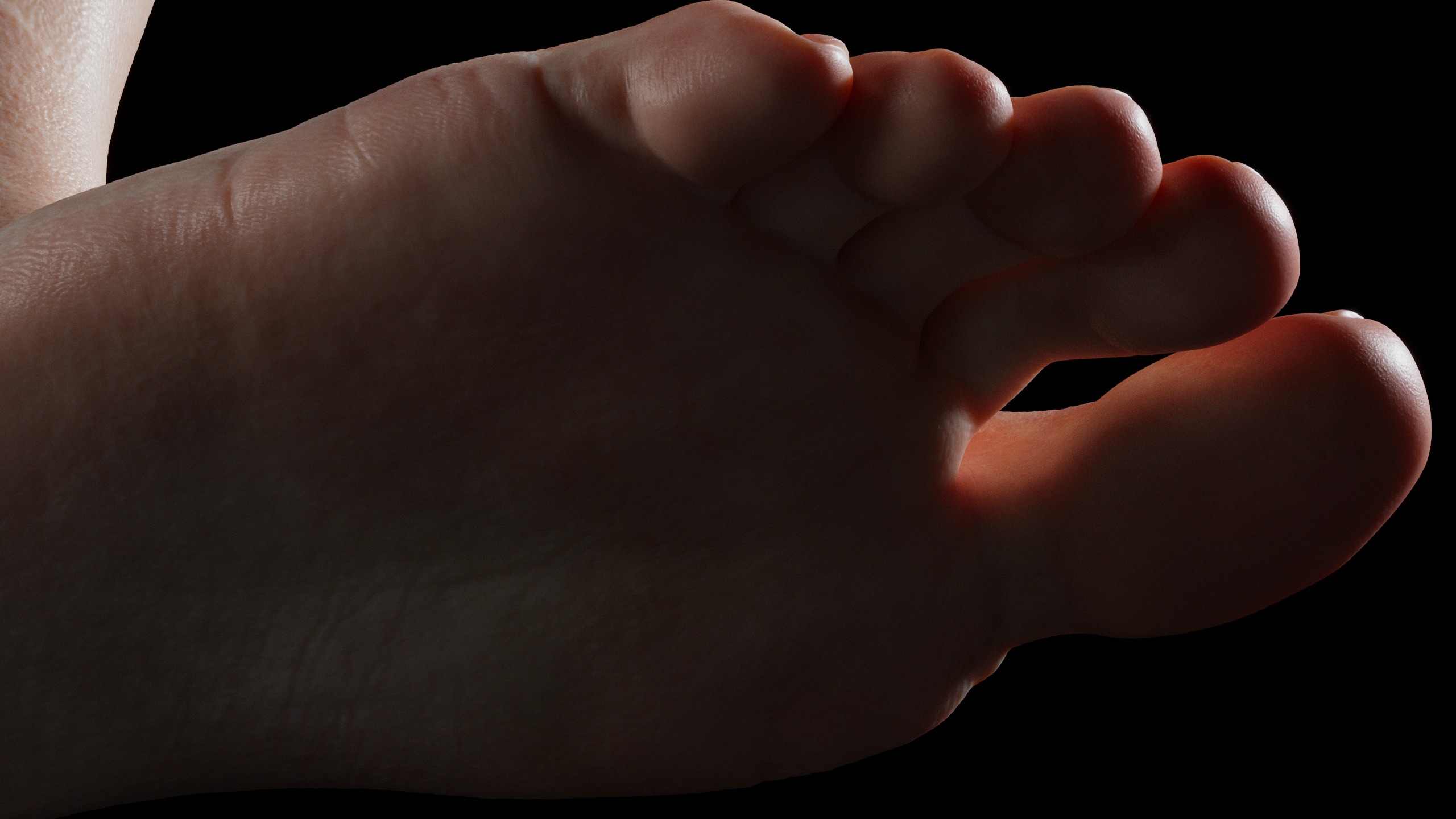Foot realistic 3D model - TurboSquid 1693733