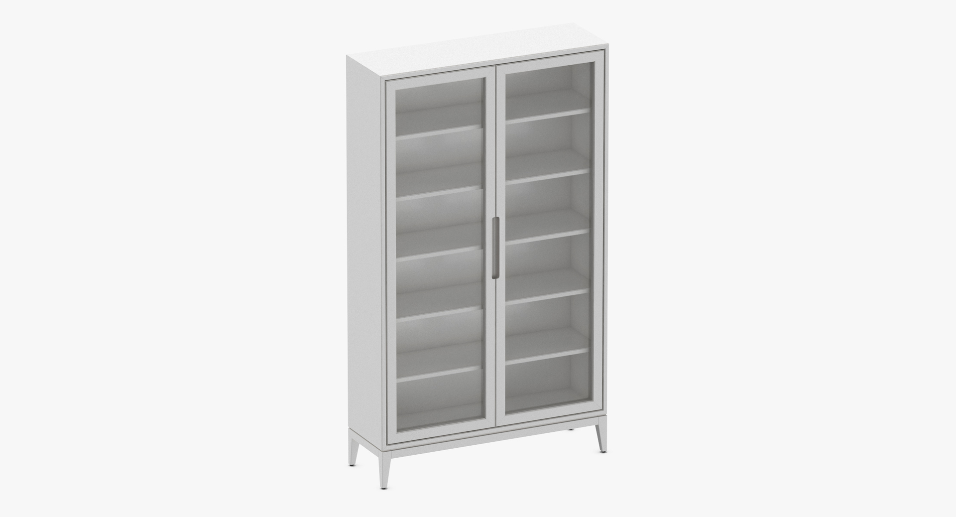 3D Scandinavian Display Cabinet Model - TurboSquid 1253622
