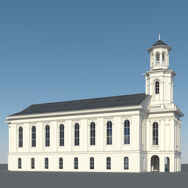 3d church model