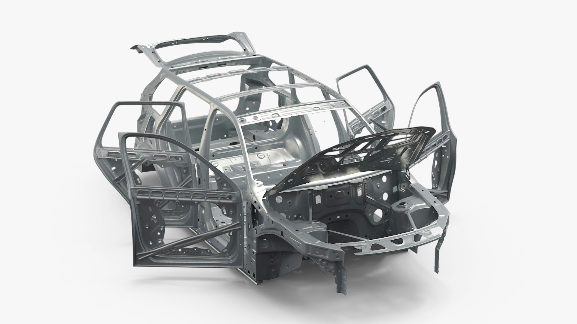 3D SUV Car Chassis Structure Rigged For Maya - TurboSquid 2374723