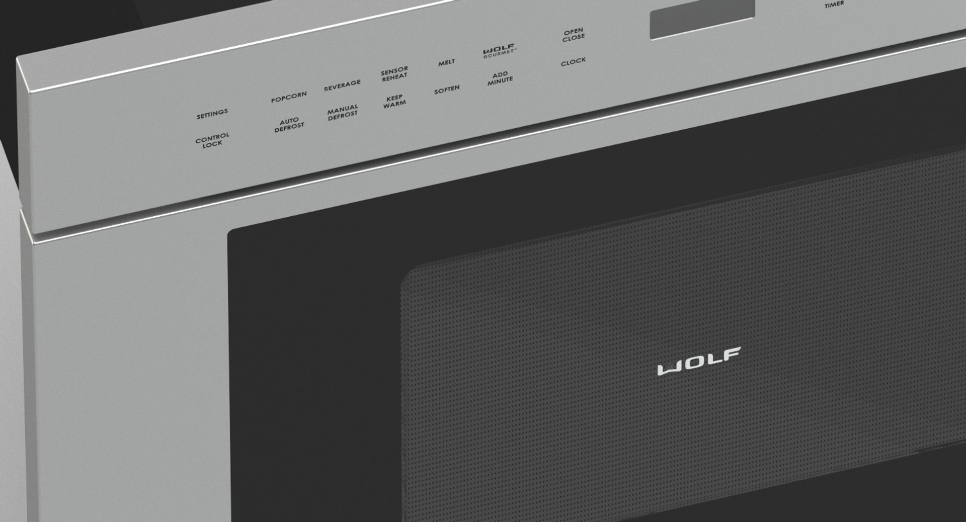 3D Subzero Wolf Microwave - TurboSquid 1503306