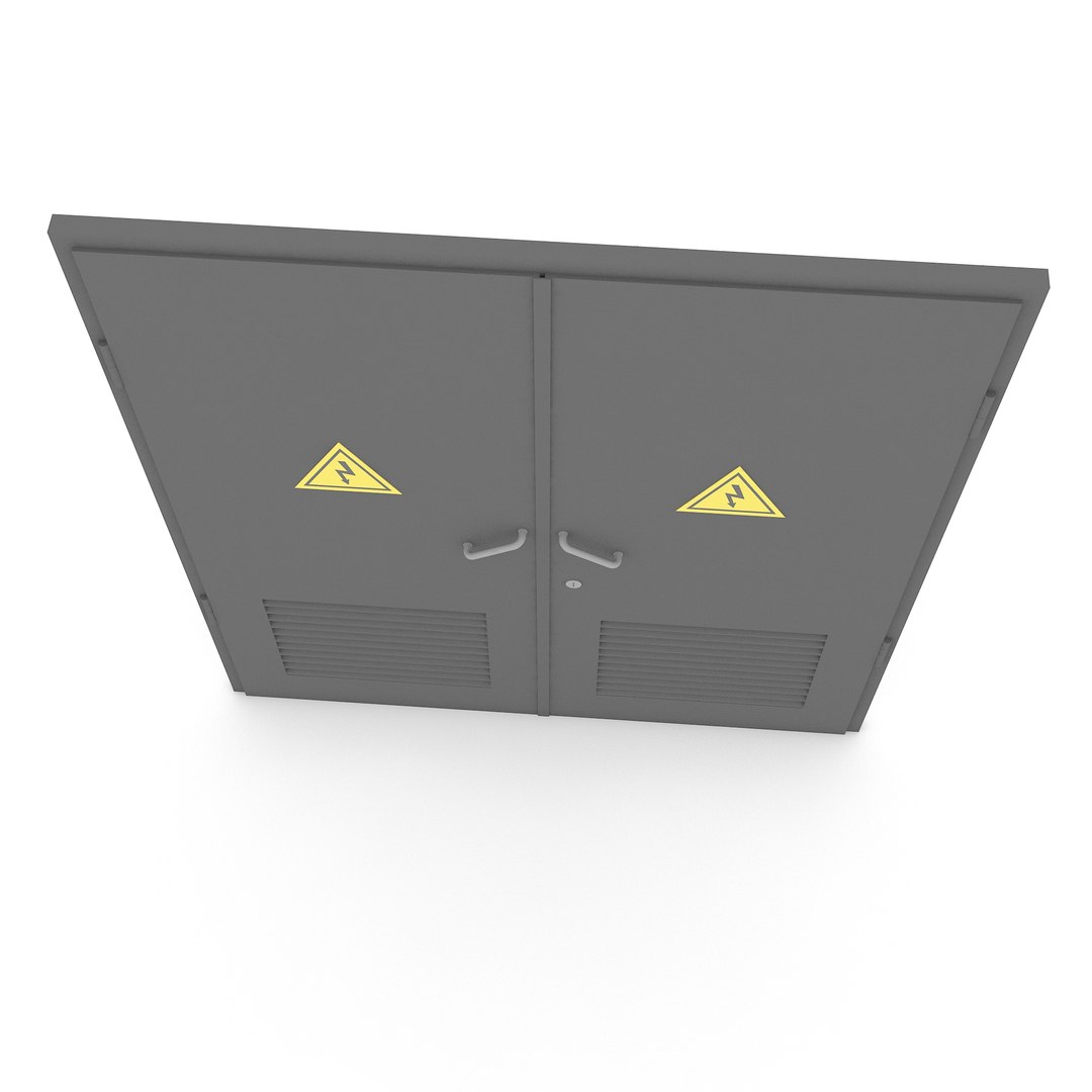 Electrical transformer gate 3D model - TurboSquid 1799627