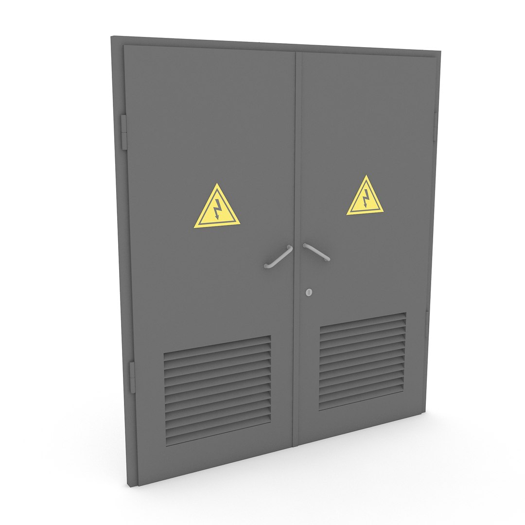 Electrical transformer gate 3D model - TurboSquid 1799627