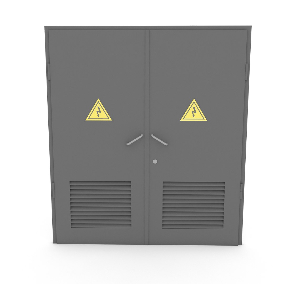 Electrical transformer gate 3D model - TurboSquid 1799627