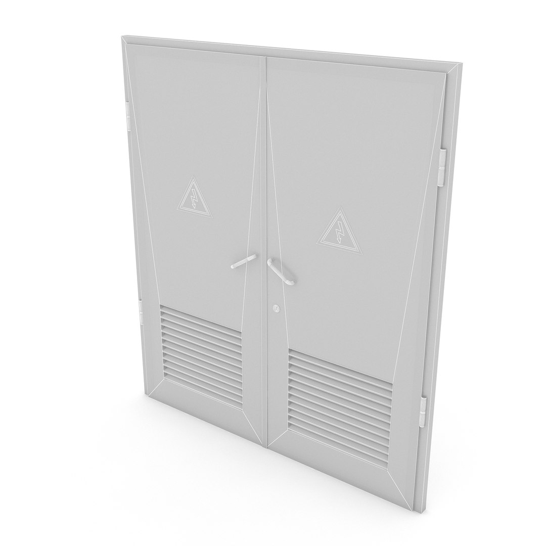 Electrical transformer gate 3D model - TurboSquid 1799627