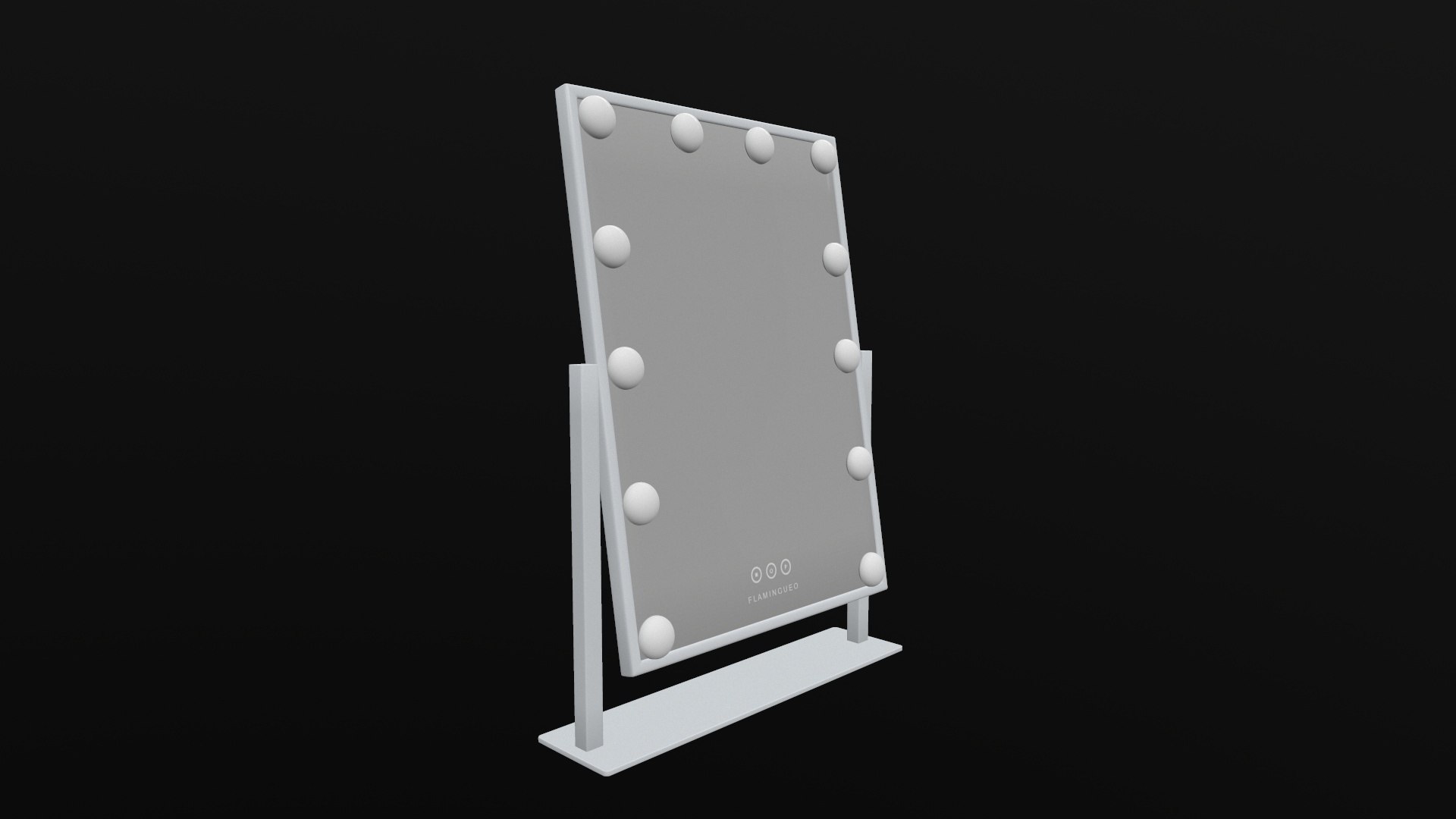 3D Mirror Studio Makeup Mirror Model - TurboSquid 1946537