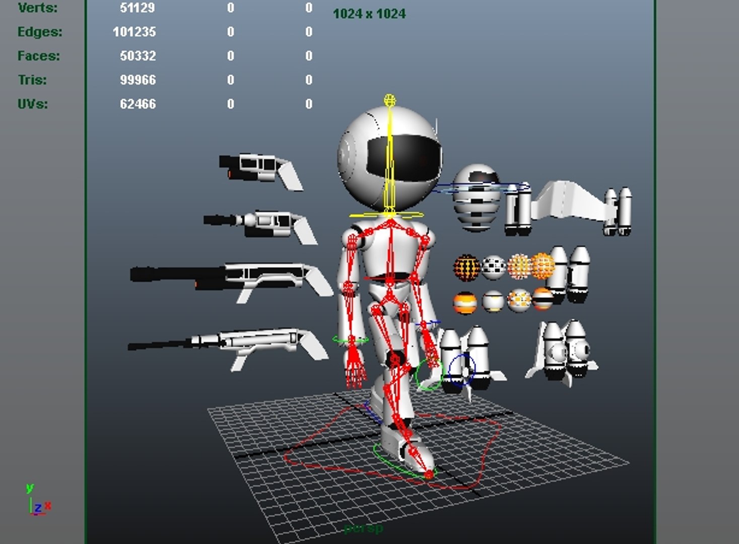 3D robot rigged - TurboSquid 1247273