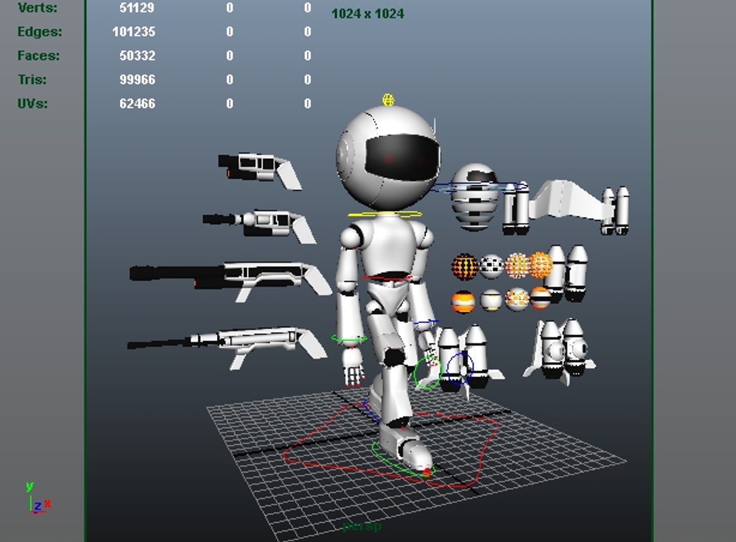 3D robot rigged - TurboSquid 1247273