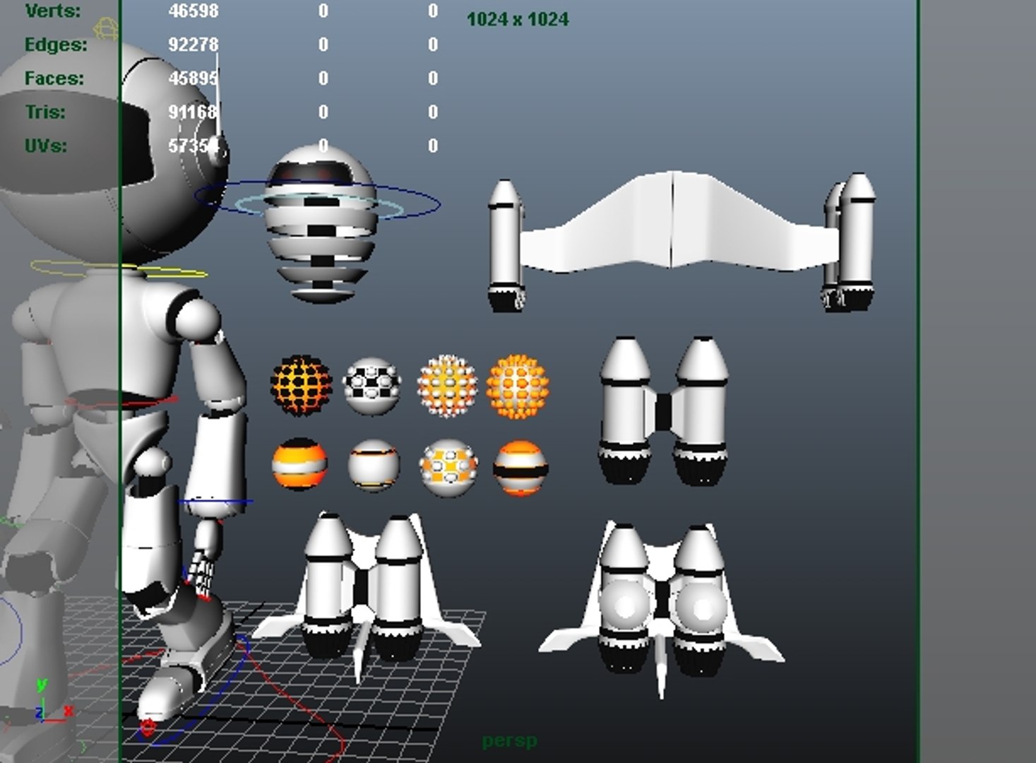 3D robot rigged - TurboSquid 1247273