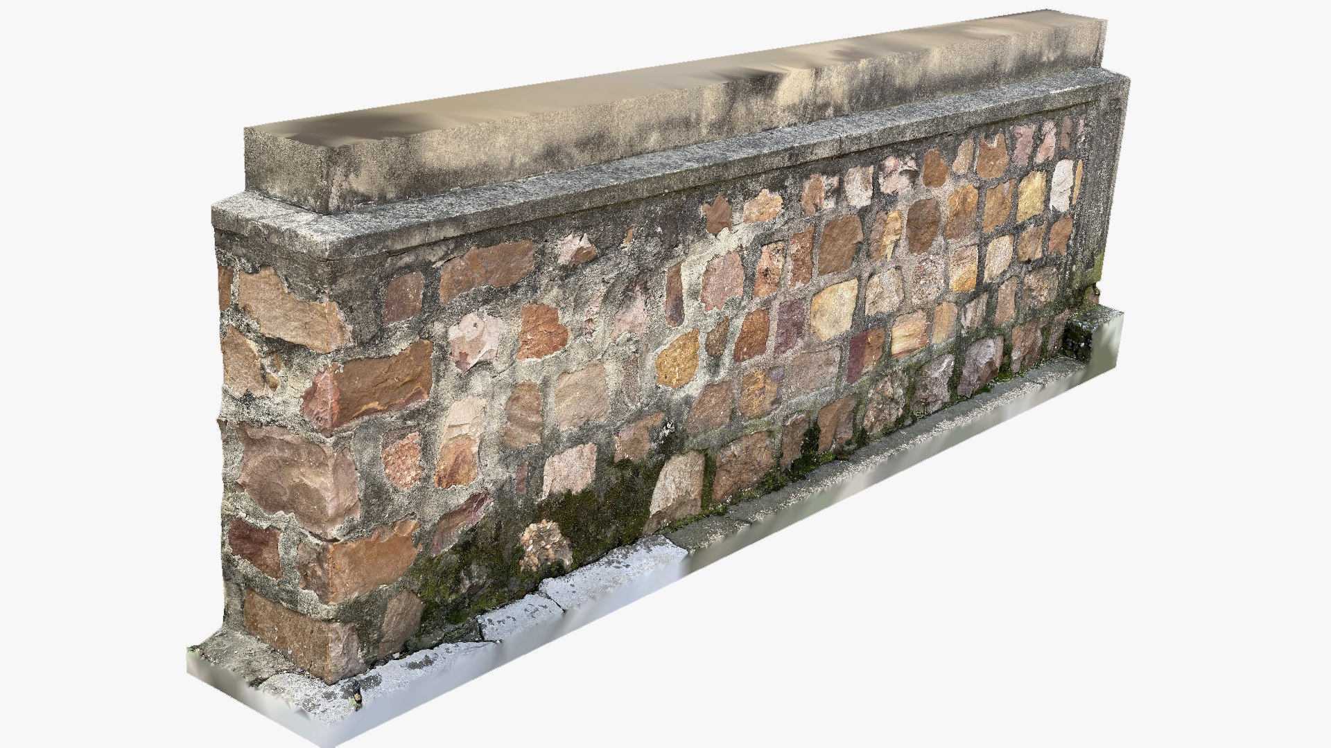 A Stone Wall 3d Scan Model - TurboSquid 2000093