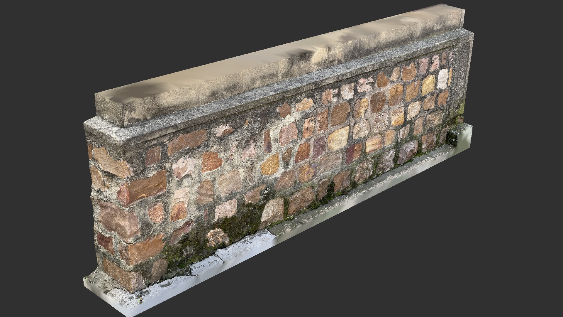 A Stone Wall 3d Scan Model - TurboSquid 2000093
