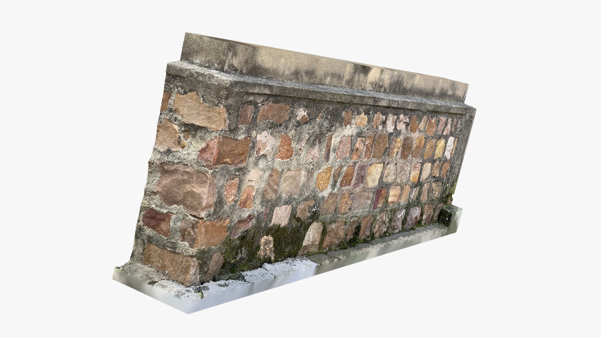 A Stone Wall 3d Scan Model - TurboSquid 2000093