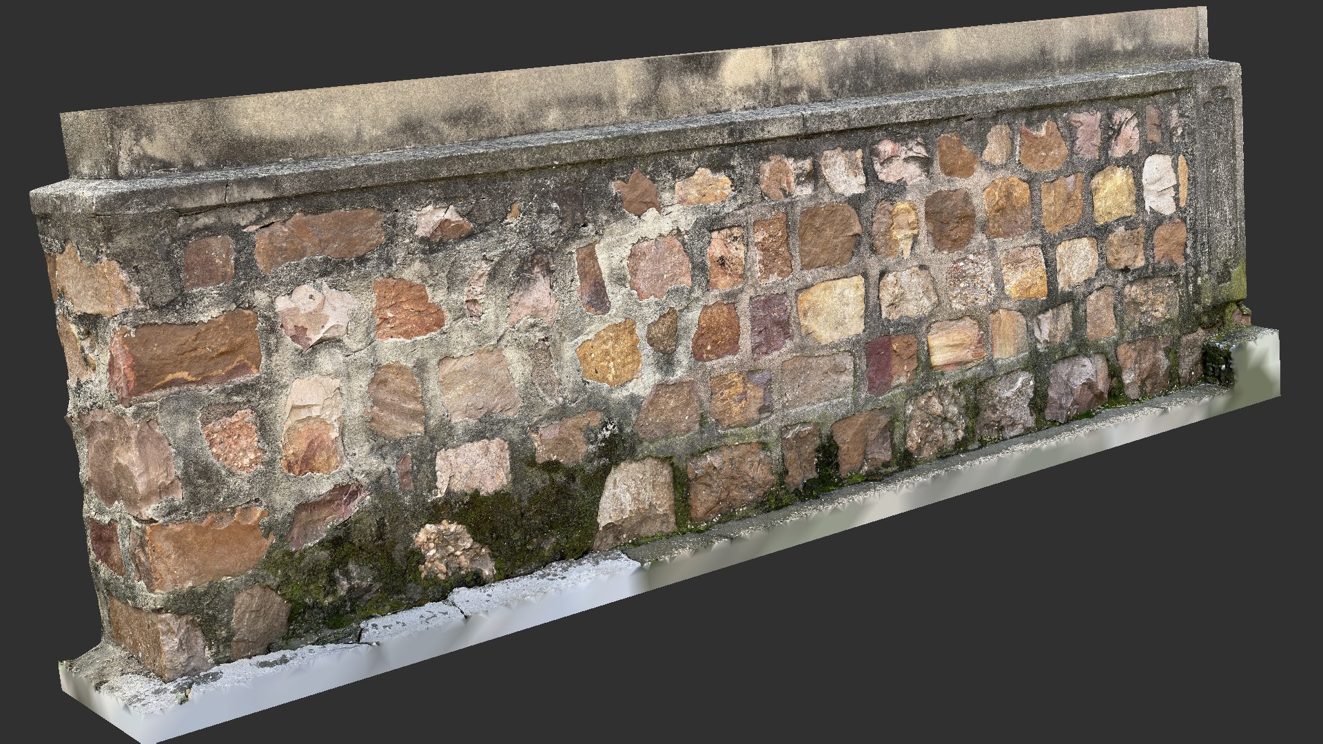 A Stone Wall 3d Scan Model - TurboSquid 2000093