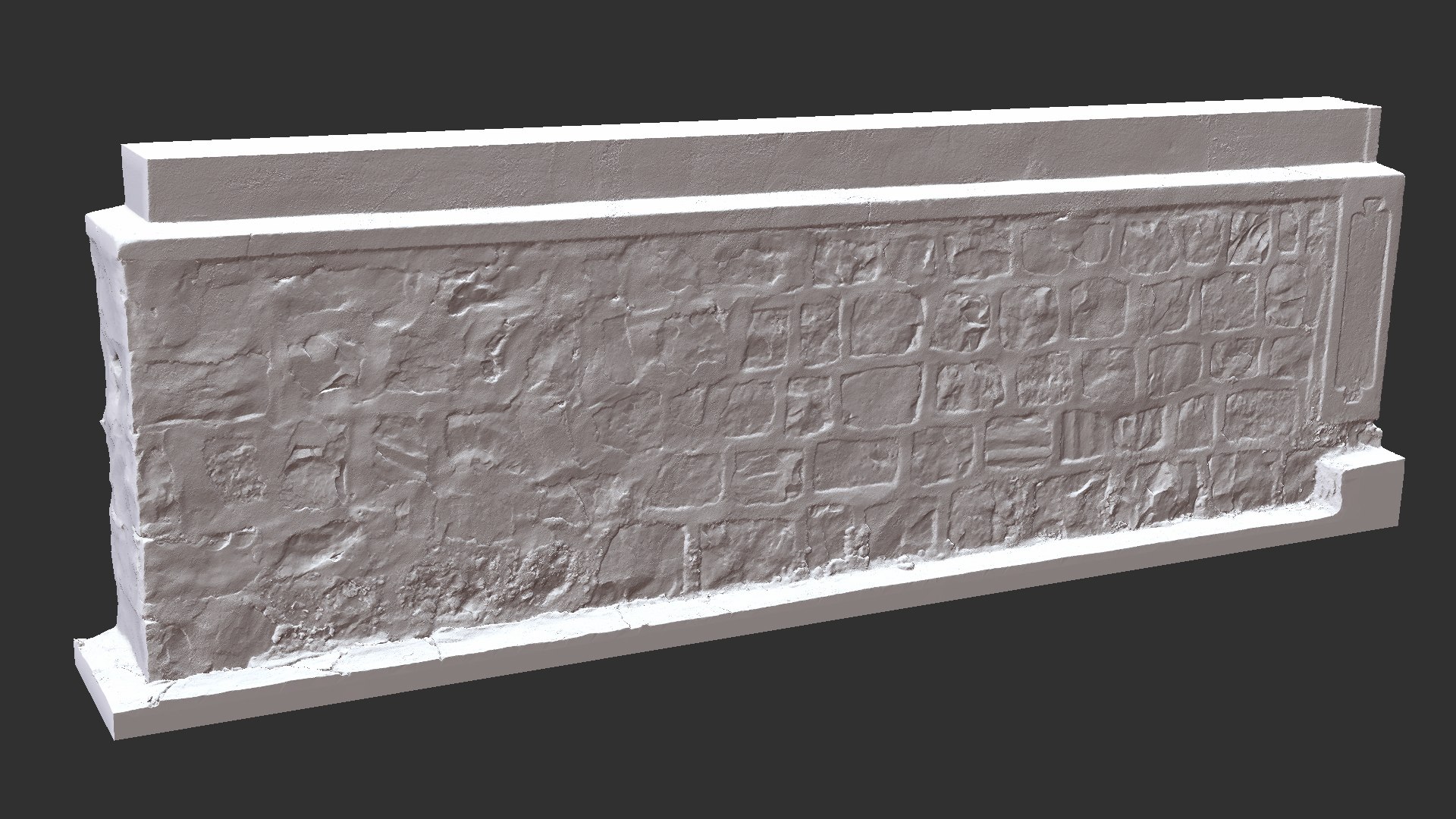 A Stone Wall 3d Scan Model - TurboSquid 2000093