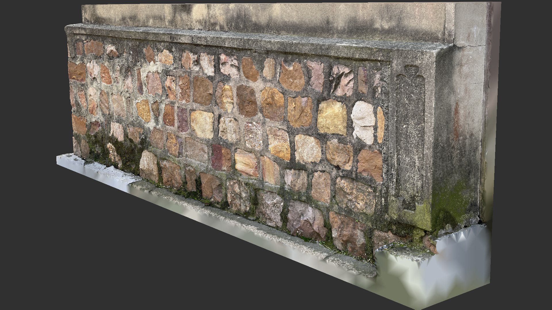 A Stone Wall 3d Scan Model - TurboSquid 2000093