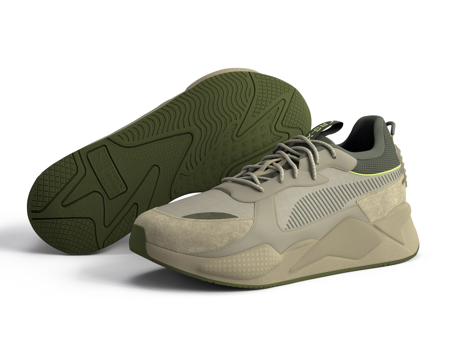 3D Puma RS X Shoes Model - TurboSquid 2113934