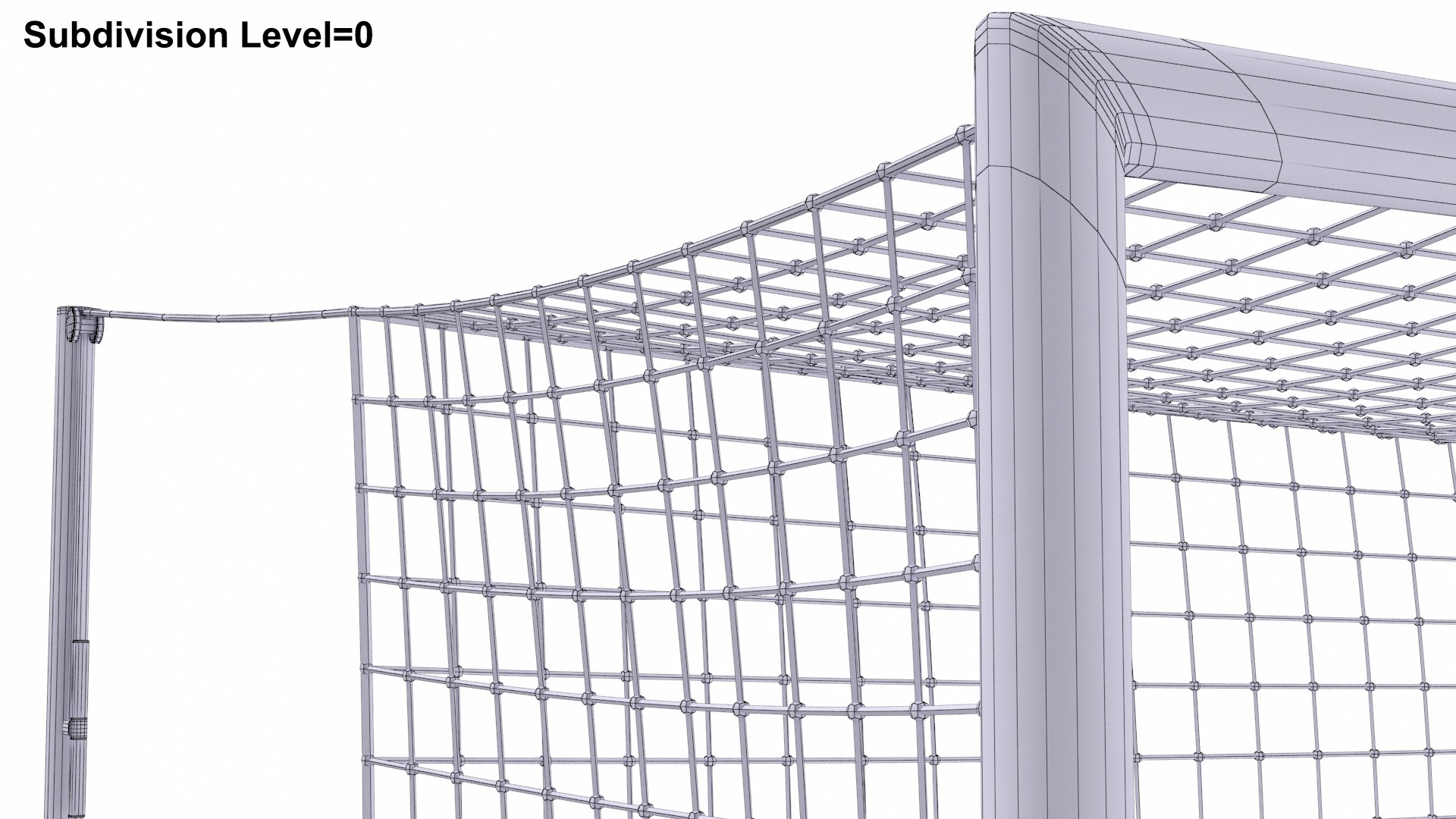 3D Model Soccer Goal 02 - TurboSquid 2055665
