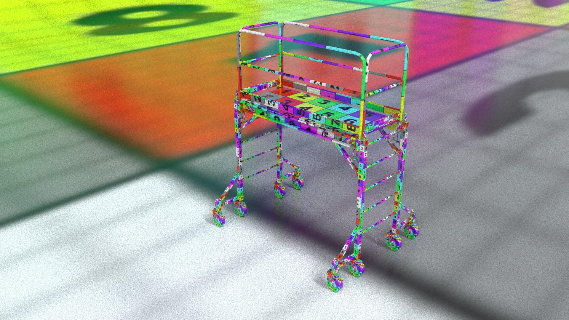 3D Laos Game Scaffold - TurboSquid 2234258