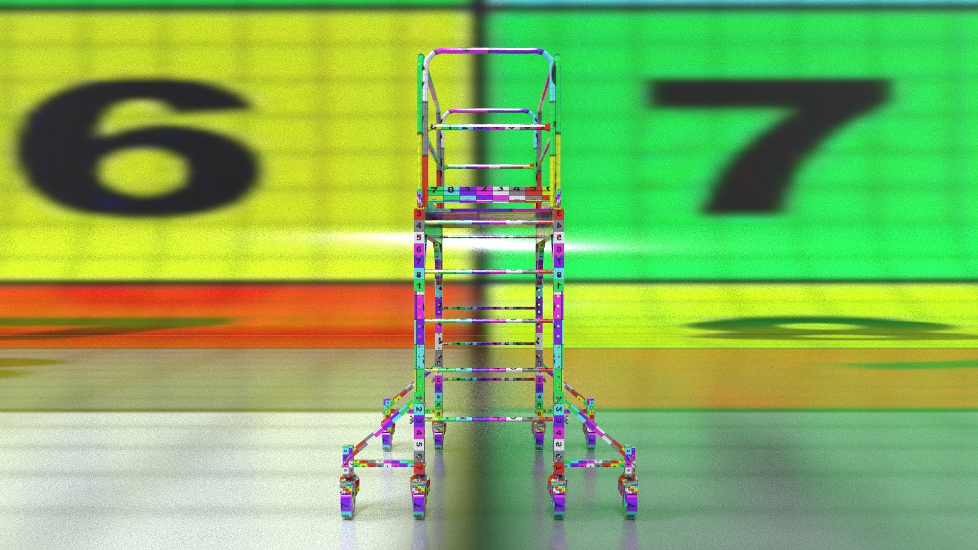 3D Laos Game Scaffold - TurboSquid 2234258