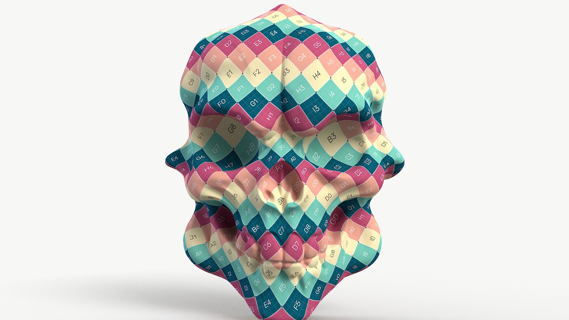 Skull 47 Textured 3D Model - TurboSquid 2308221