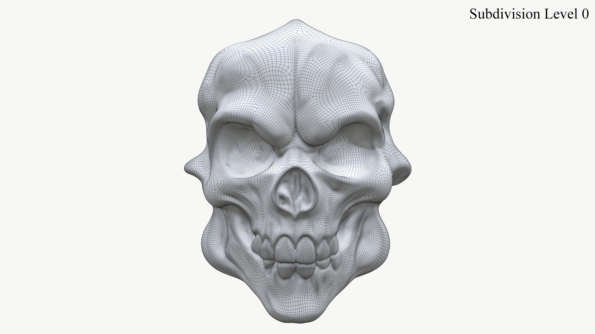 Skull 47 Textured 3D Model - TurboSquid 2308221