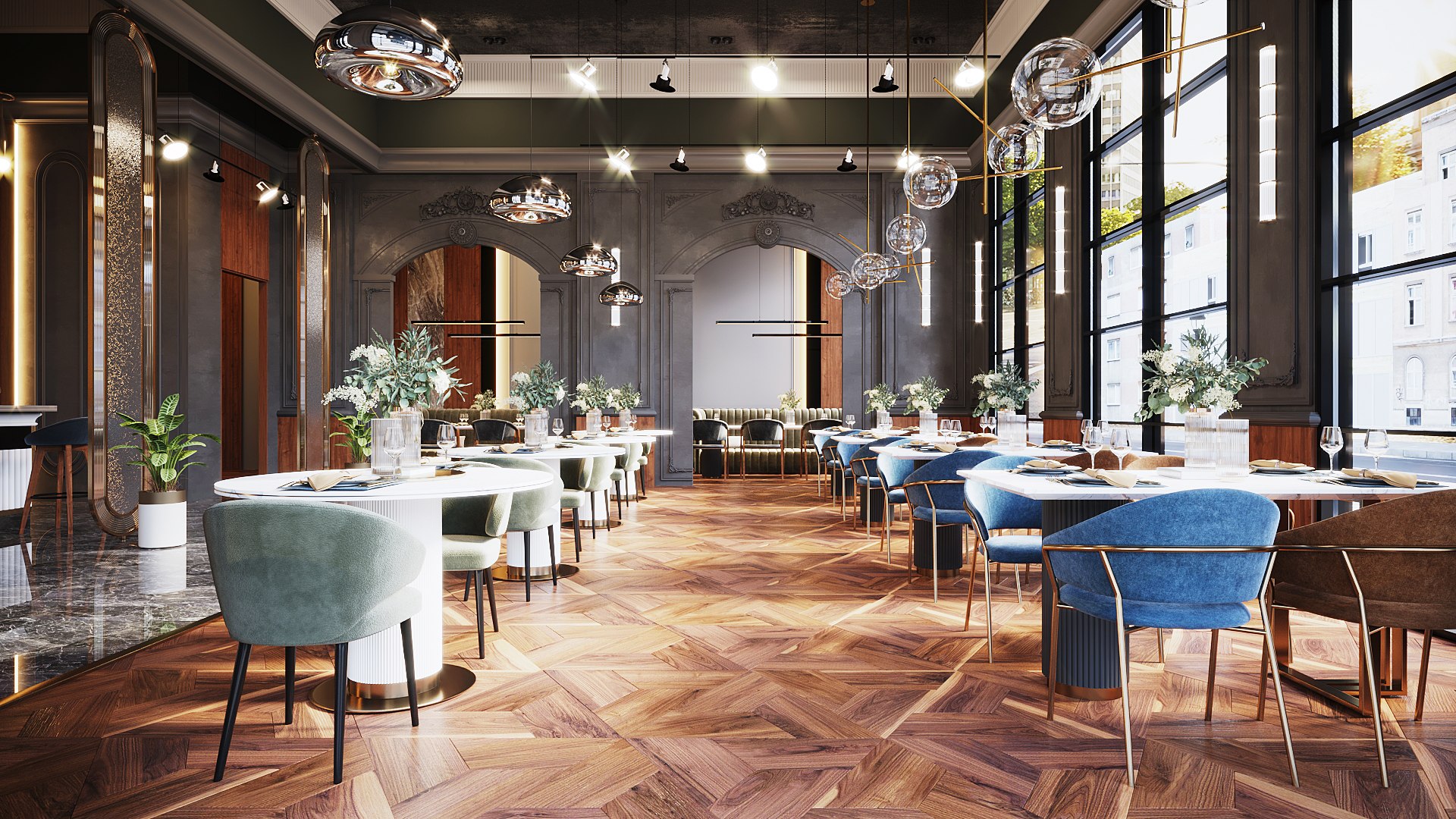 3D New Classic Restaurant And Coffe Low-poly 3D Model - TurboSquid 2048224