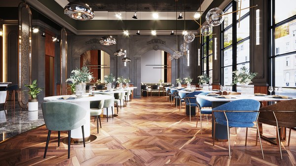Restaurant Interior 3D Models for Download | TurboSquid