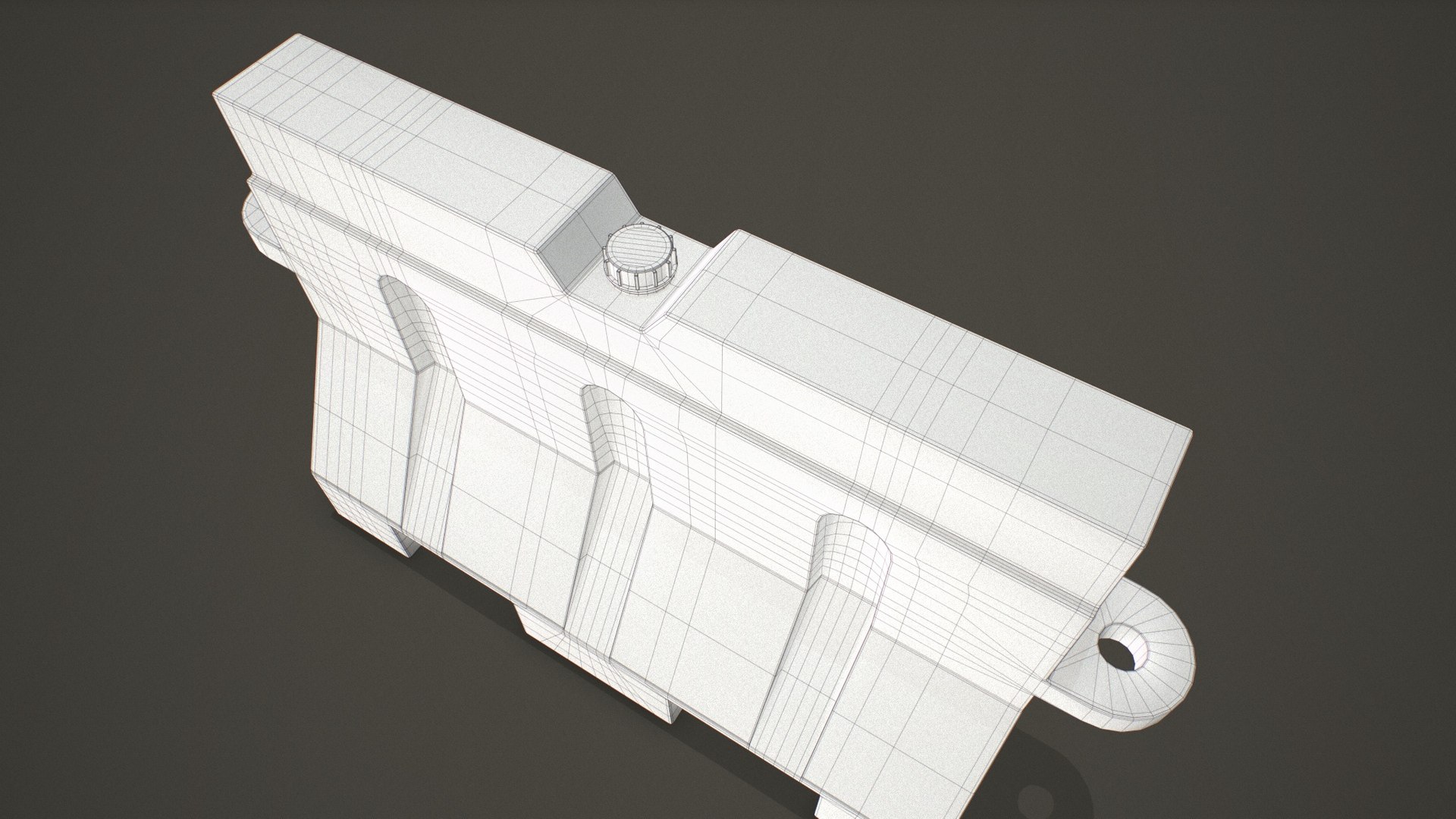 Portable traffic barrier 3D model - TurboSquid 1648800