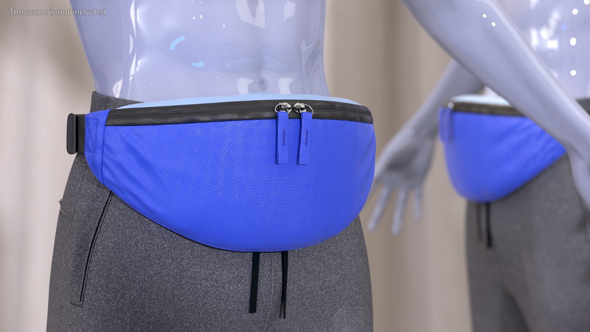 Small Hip Pack Blue 3D Model - TurboSquid 1627951