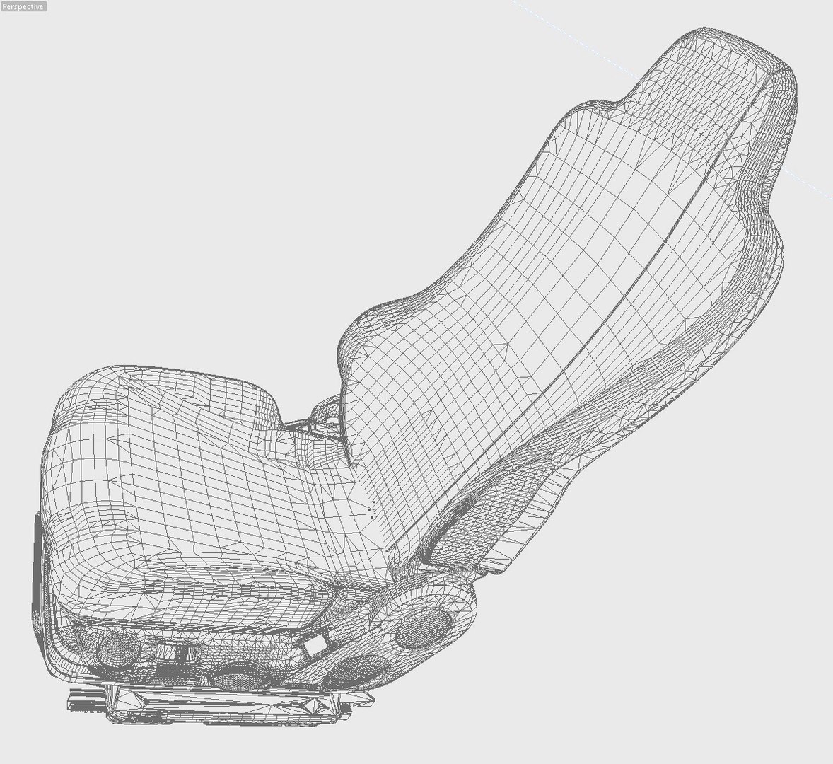 3d Model Driver Seat