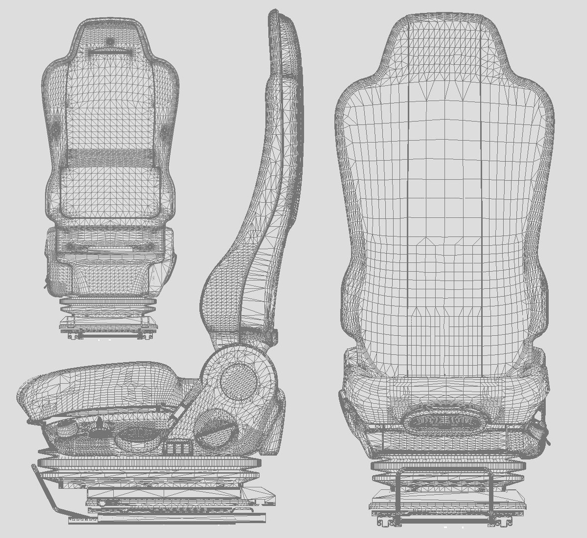 3d Model Driver Seat