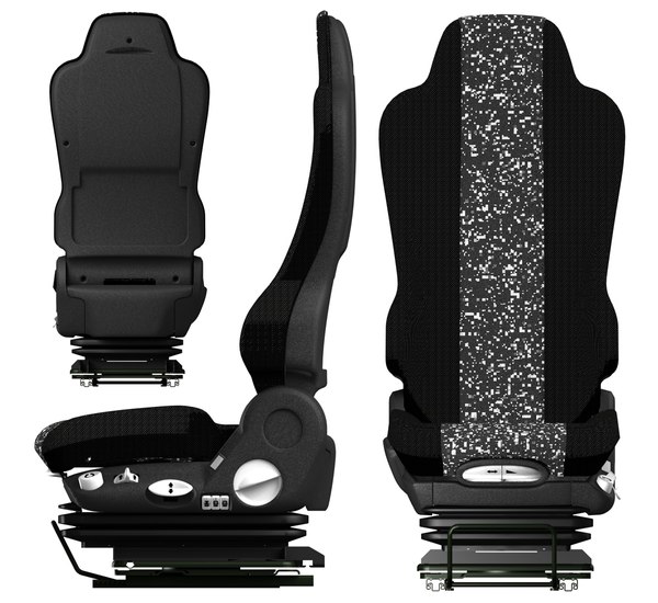 3d model driver seat
