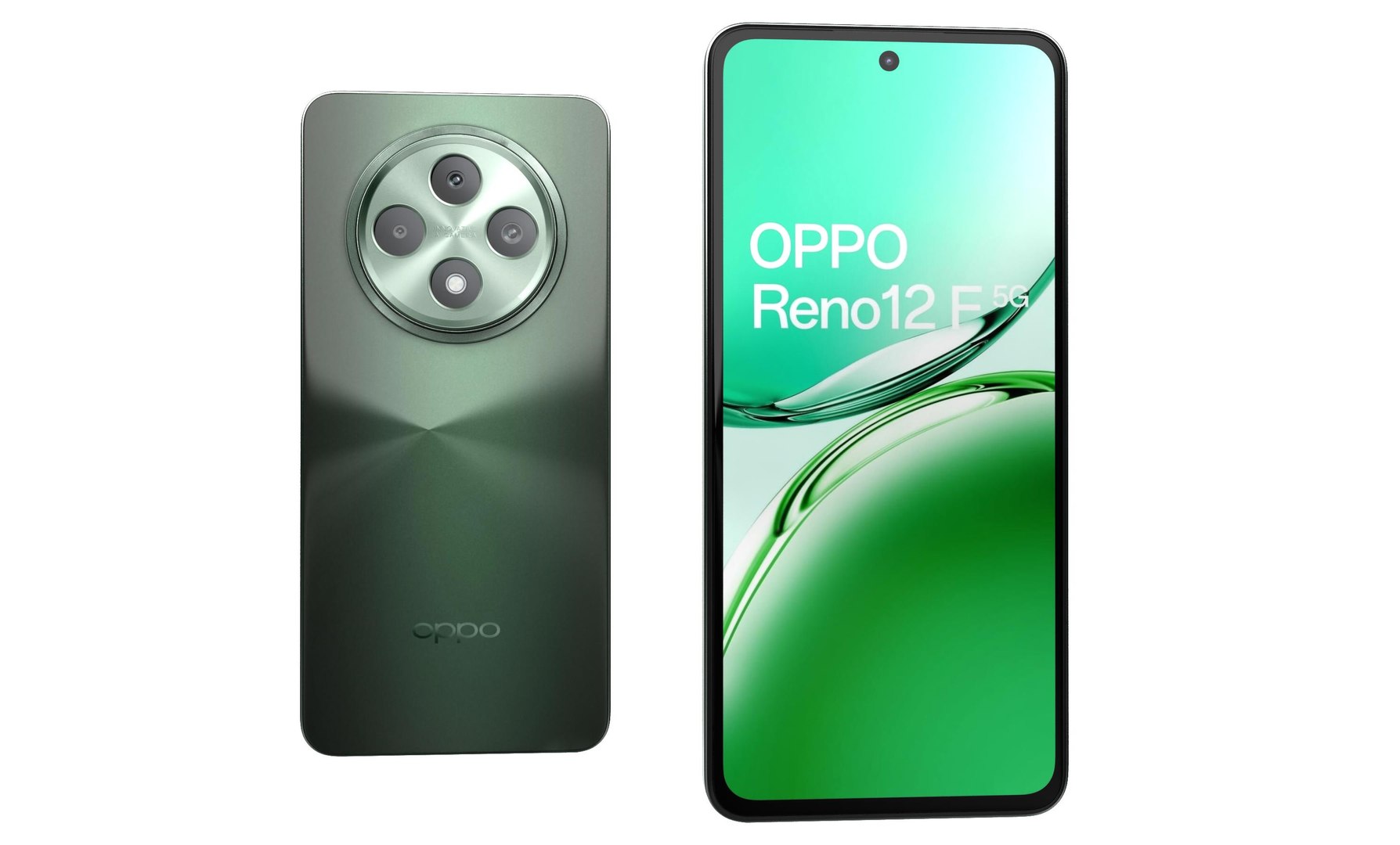 OPPO Reno12 F 5G Olive Green And Amber Orange 3D - TurboSquid 2258638