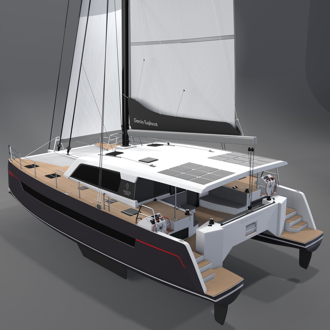 Garcia Explocat 52 3D Catamaran Model - TurboSquid 2139538