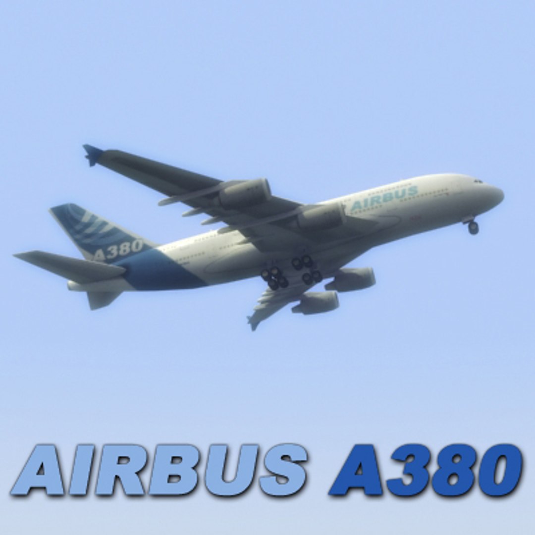 3d airbus a380
