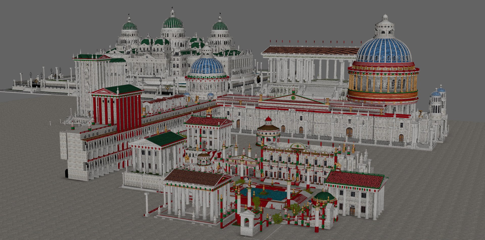 Fantasy Ephesus City Environment Model - TurboSquid 2254959