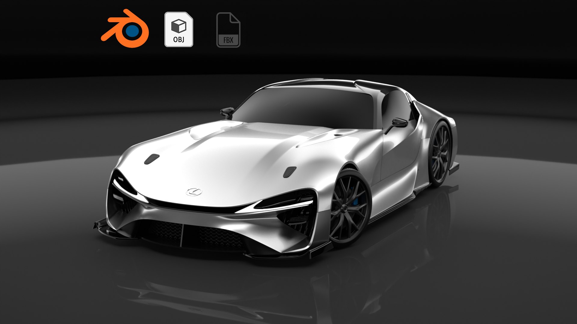2025 LEXUS LFA 3D Model - TurboSquid 2215288