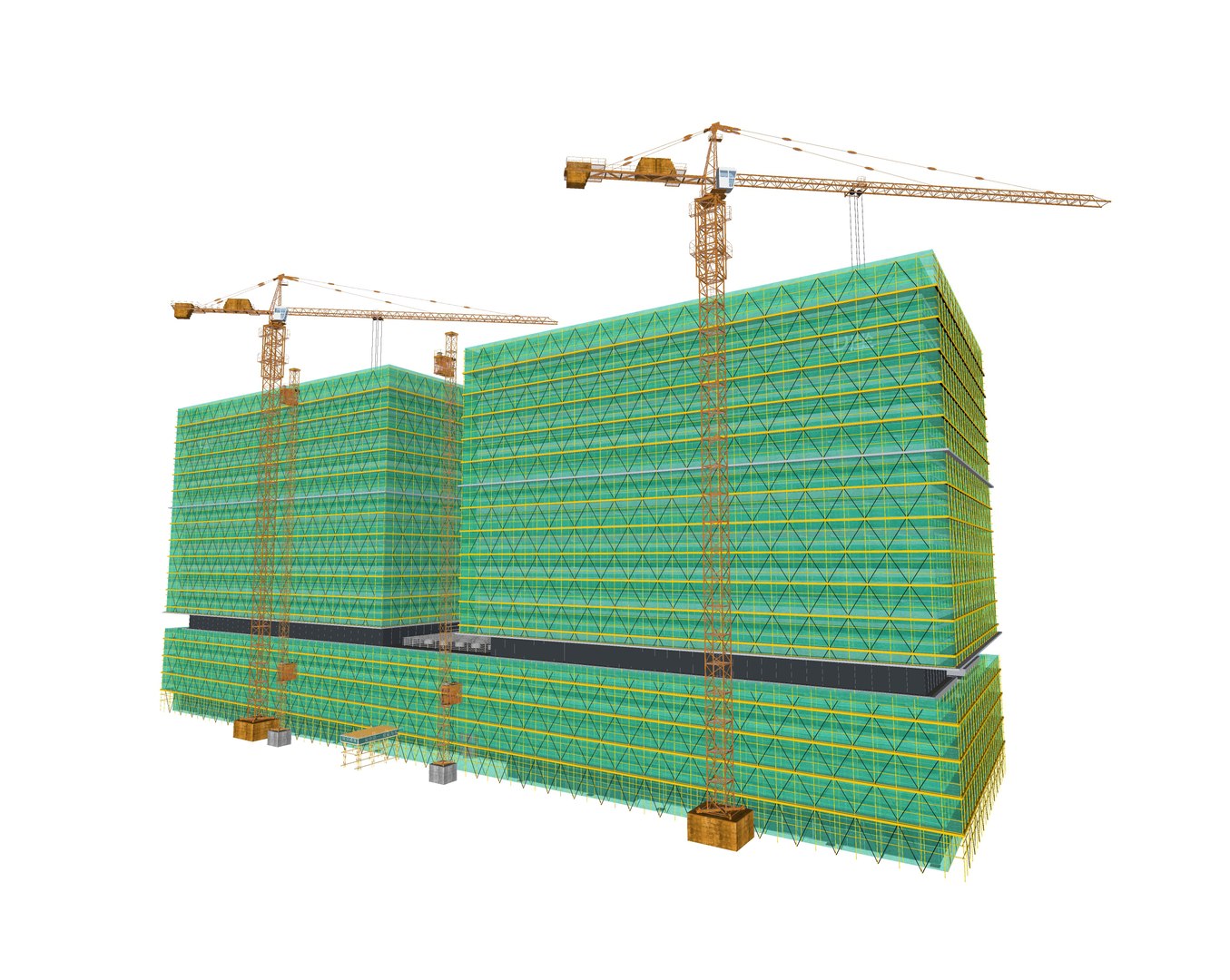 Buildings under construction construction sites construction ...