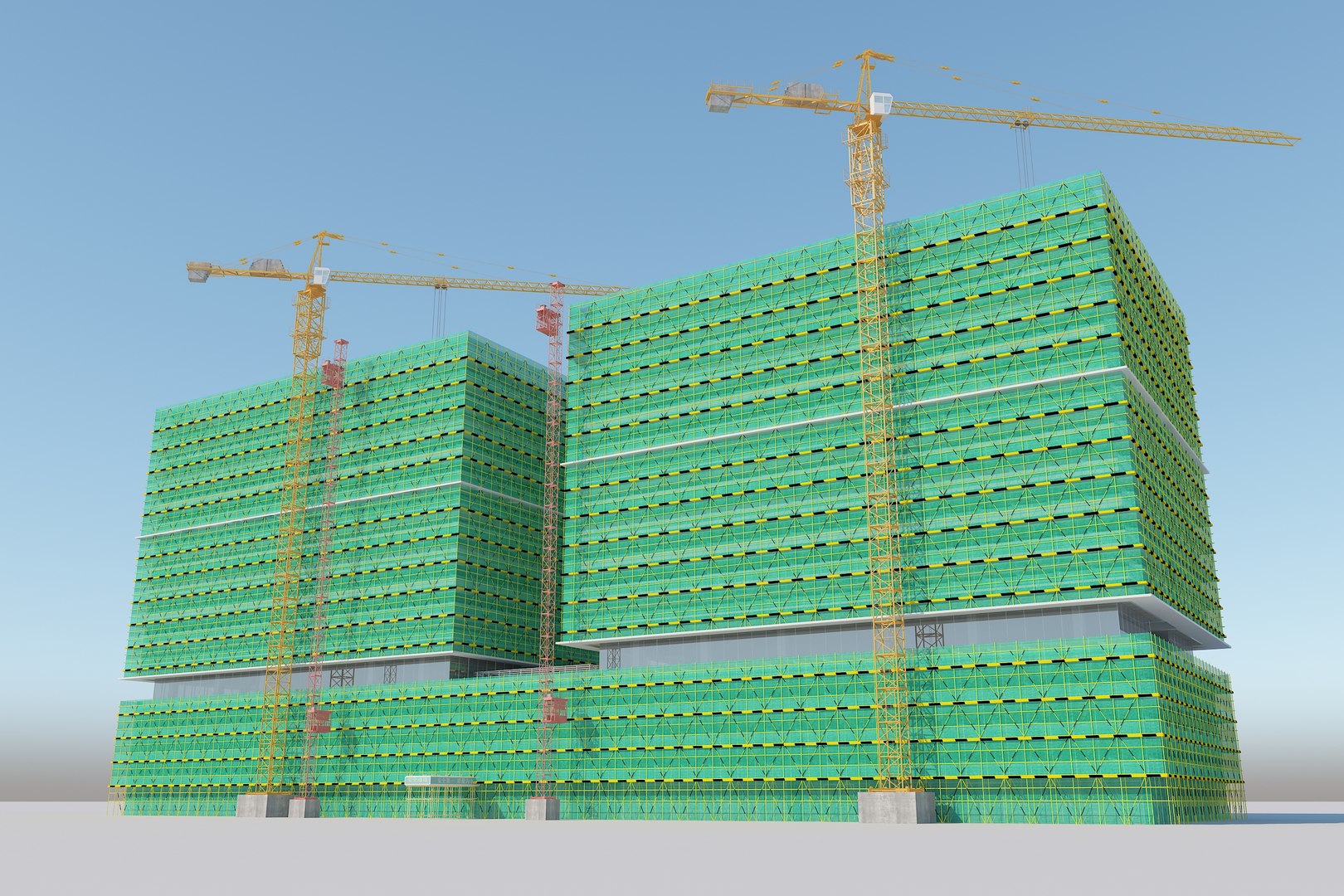 Buildings under construction construction sites construction ...