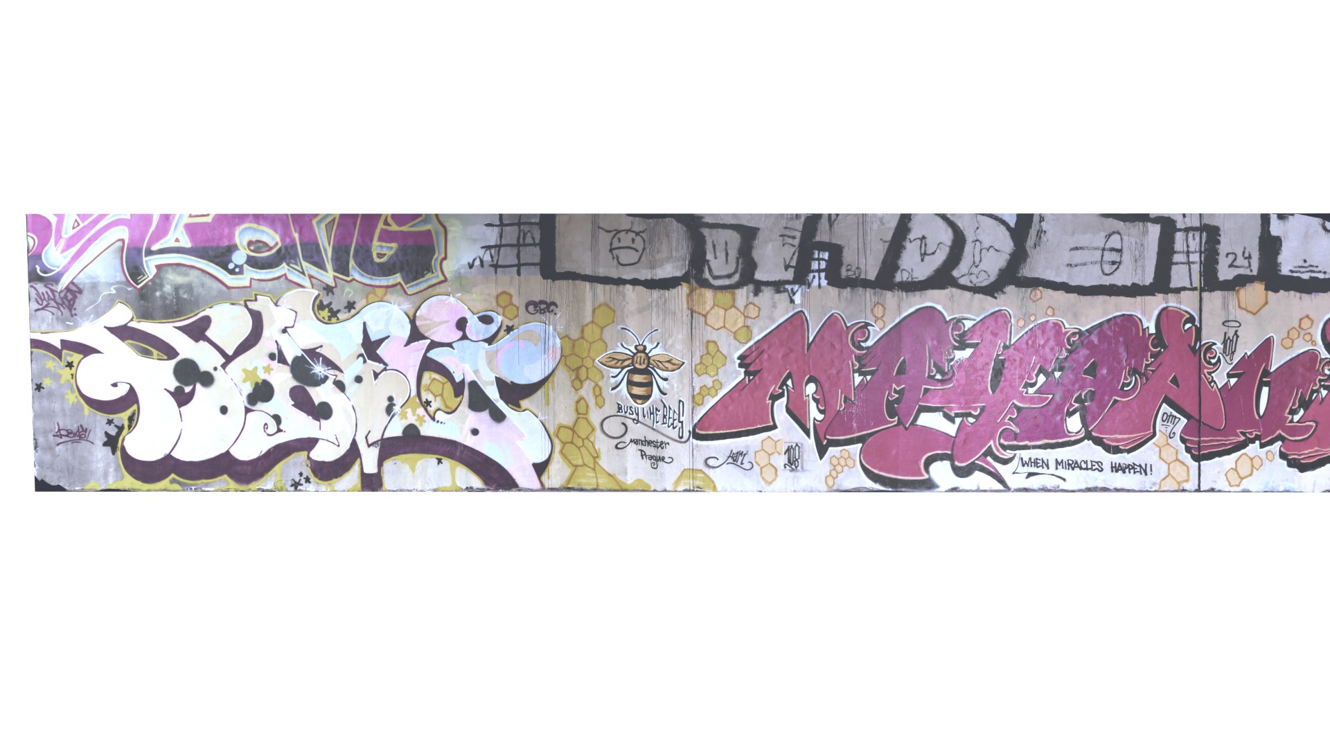 3D Graffiti Wall II - TurboSquid 2230454